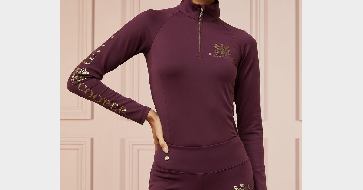 Holland Cooper Womens Base Layer Mulberry – Naylors