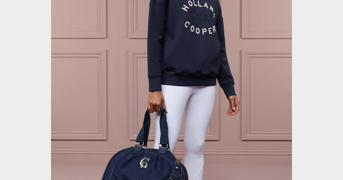Holland Cooper Womens Crystal Crew Neck Sweater Ink Navy – Naylors