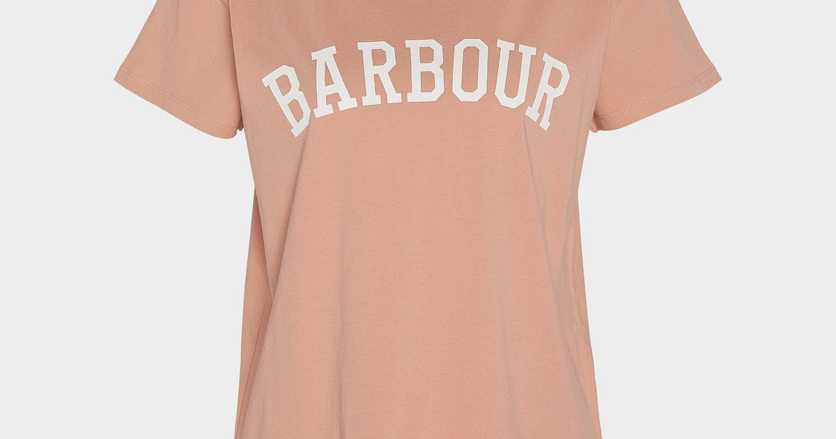Barbour Womens Northumberland Classic T-Shirt Mahogany Rose – Naylors
