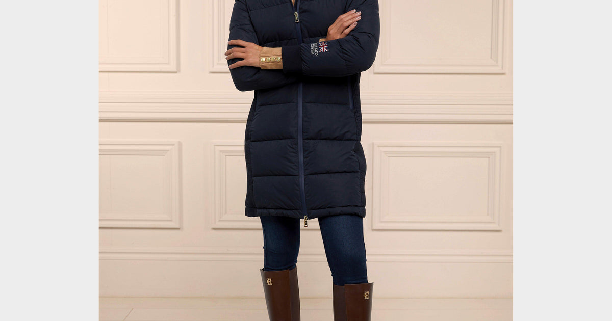 Holland Cooper Womens Team Padded Coat Ink Navy – Naylors