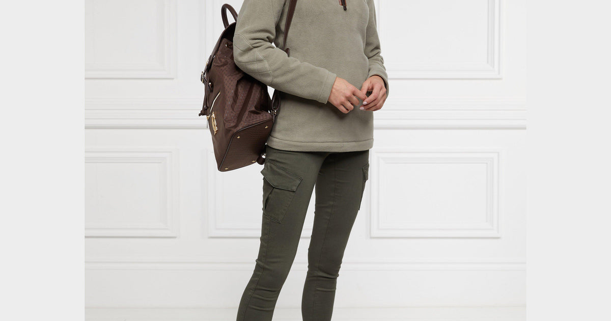 Holland Cooper Womens Country Half Zip Fleece Sage – Naylors