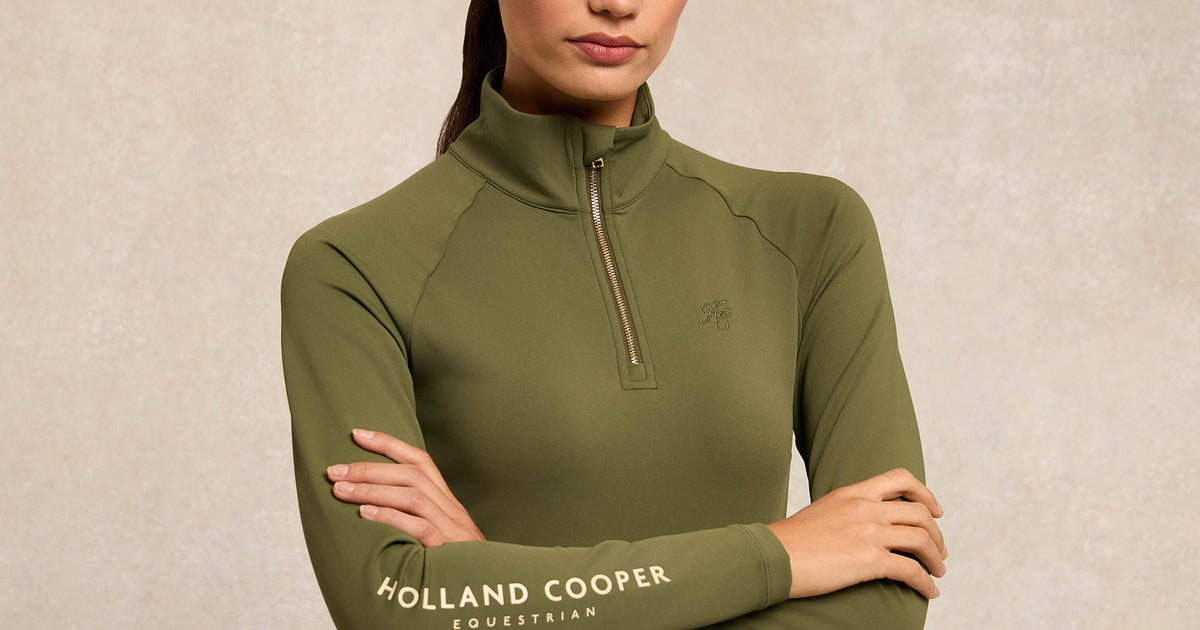 Holland Cooper Womens Chiltern Base Layer Spring Green – Naylors