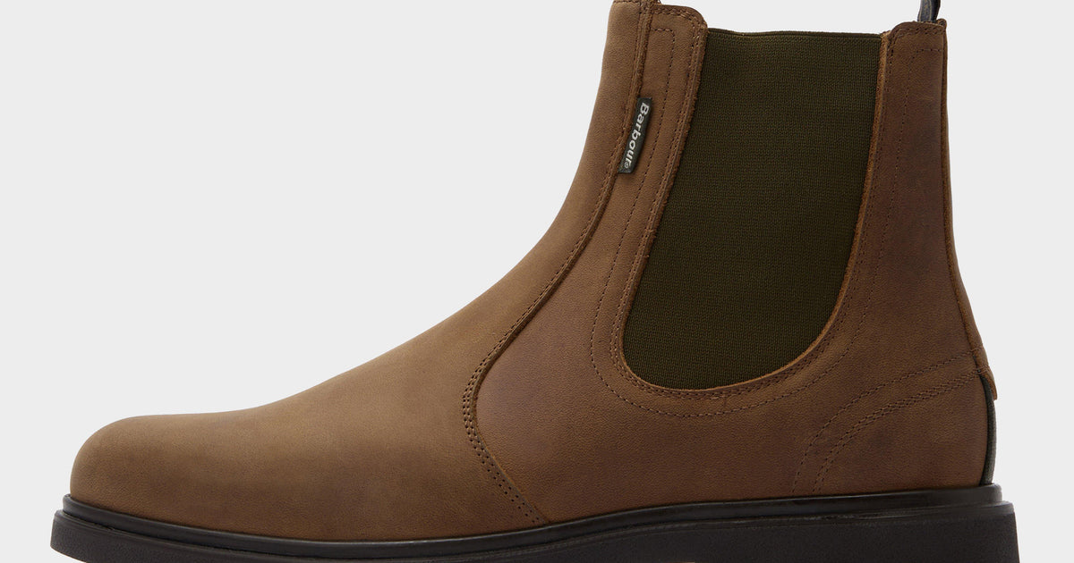 Barbour Men's Hale Chelsea Boots Tan – Naylors